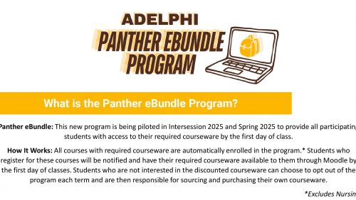 Panther eBundle Program | Academics at Adelphi