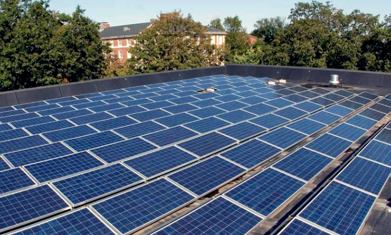 Solar Panel Energy Generation at Adelphi University