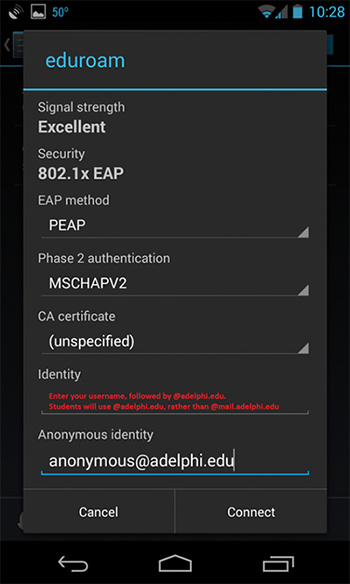 Wireless Networks (WiFi) | Technology Services | Adelphi University Wireless Networks (WiFi) | Technology Services | Adelphi University