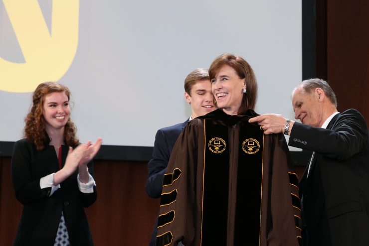 Christine M. Riordan Inaugurated as Adelphi's 10th President