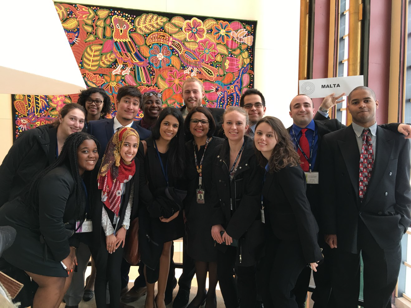 Adelphi Students Go to the United Nations
