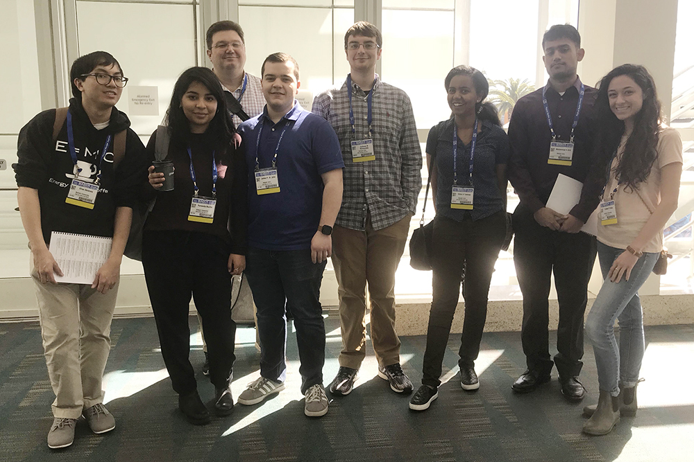 Physics Students Present Research at Prestigious Conference