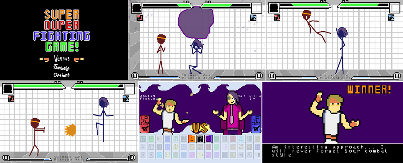 Student's Retro Fighting Game Knocks 'Em Out on Research Day