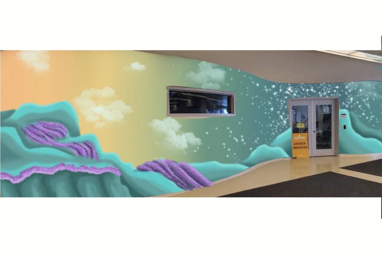 A Collaboration in Creativity: A New Mural in Swirbul Library