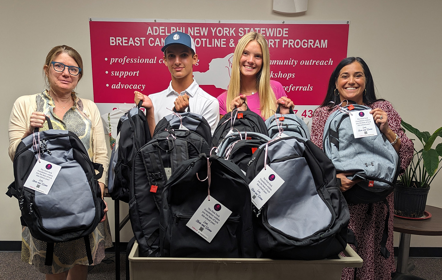 The Pink Pack Foundation | Adelphi University